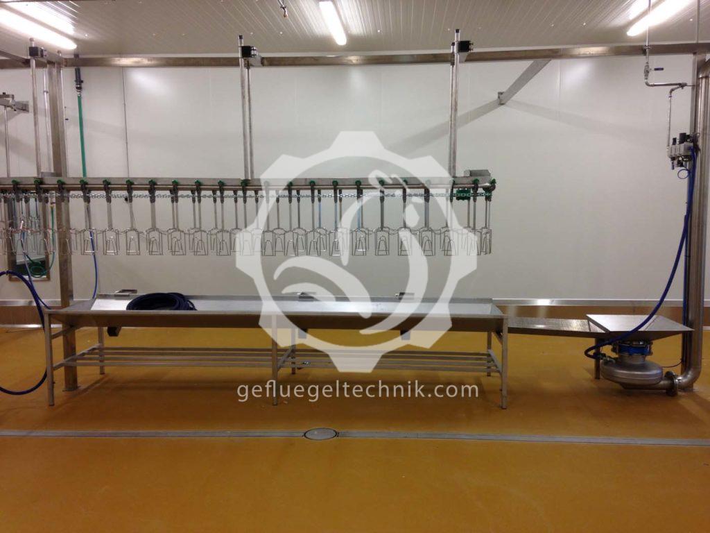 Waste shooting station | Westerhoff Geflügeltechnik GmbH